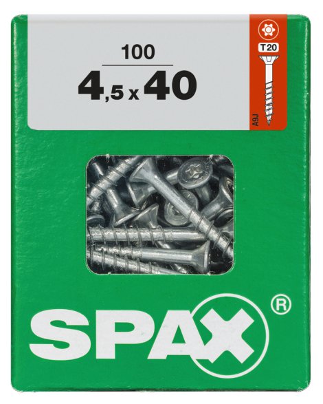 SPAX Schraube Senkkopf TRX 4,5x40 mm L 100 Stk. kaufen
