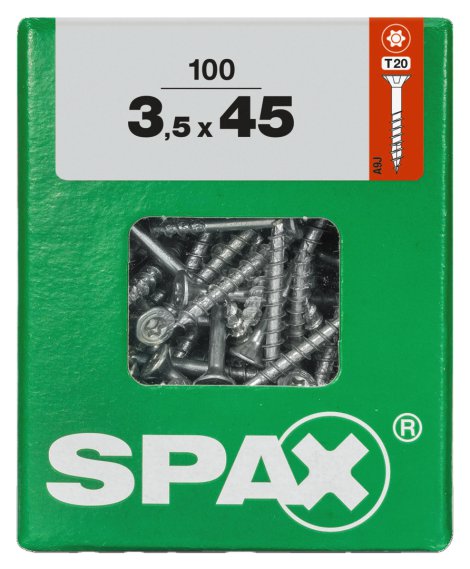 SPAX Schraube Senkkopf TRX 3,5x45 mm L 100 Stk. kaufen