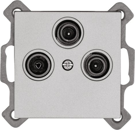 KOPP UP-Antennensteckdose TV/RF/SAT Athenis Stahl kaufen
