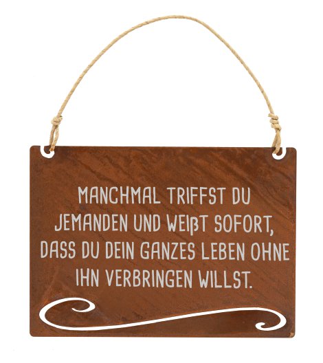 Gartenschild Verbringen 22 cm kaufen