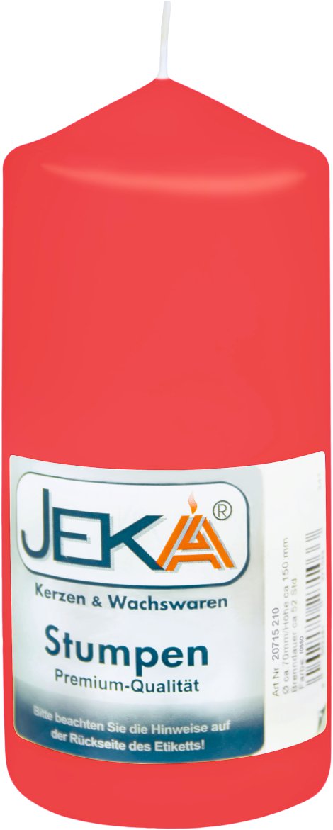 JEKA Stumpenkerze Rosso 70x150 mm (ØxH) kaufen