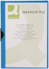 Kaufen Sie jetzt online Q-CONNECT Clip-Mappe A4 für 30 Blatt Blau in ...