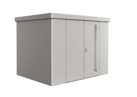 BIOHORT Gerätehaus Neo 2C Doppeltür 292x236x222 cm, Silber-Metallic kaufen