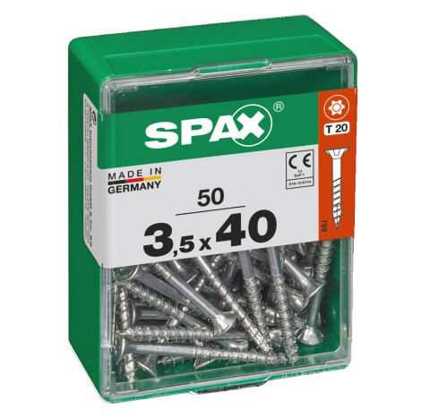 SPAX Schraube Senkkopf TRX 3,5x40 mm M 50 Stk. kaufen