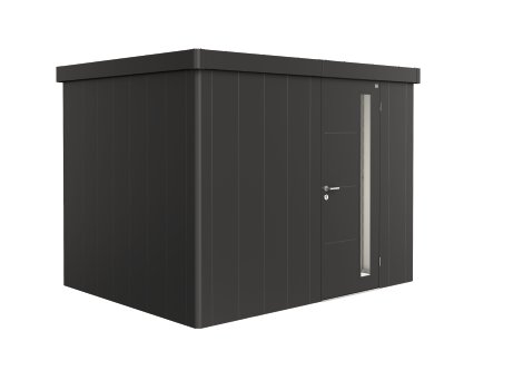 BIOHORT Gerätehaus Neo 2C Standardtür 292x236x222 cm, Dunkelgrau ...