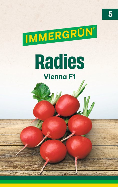 IMMERGRÜN Tütensamen Radies Vienna F1 kaufen